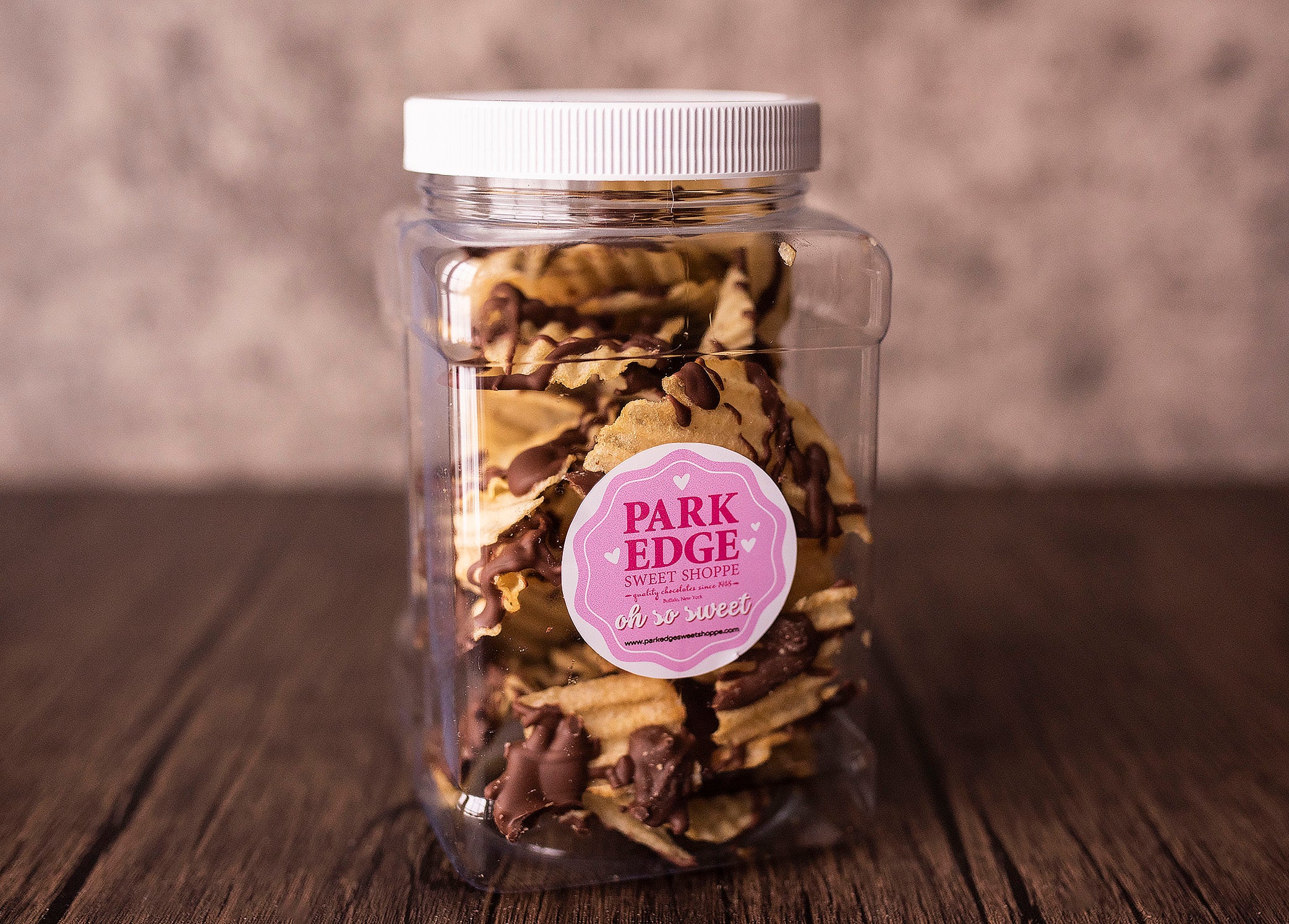 Chocolate Potato Chips | Park Edge Sweet Shoppe