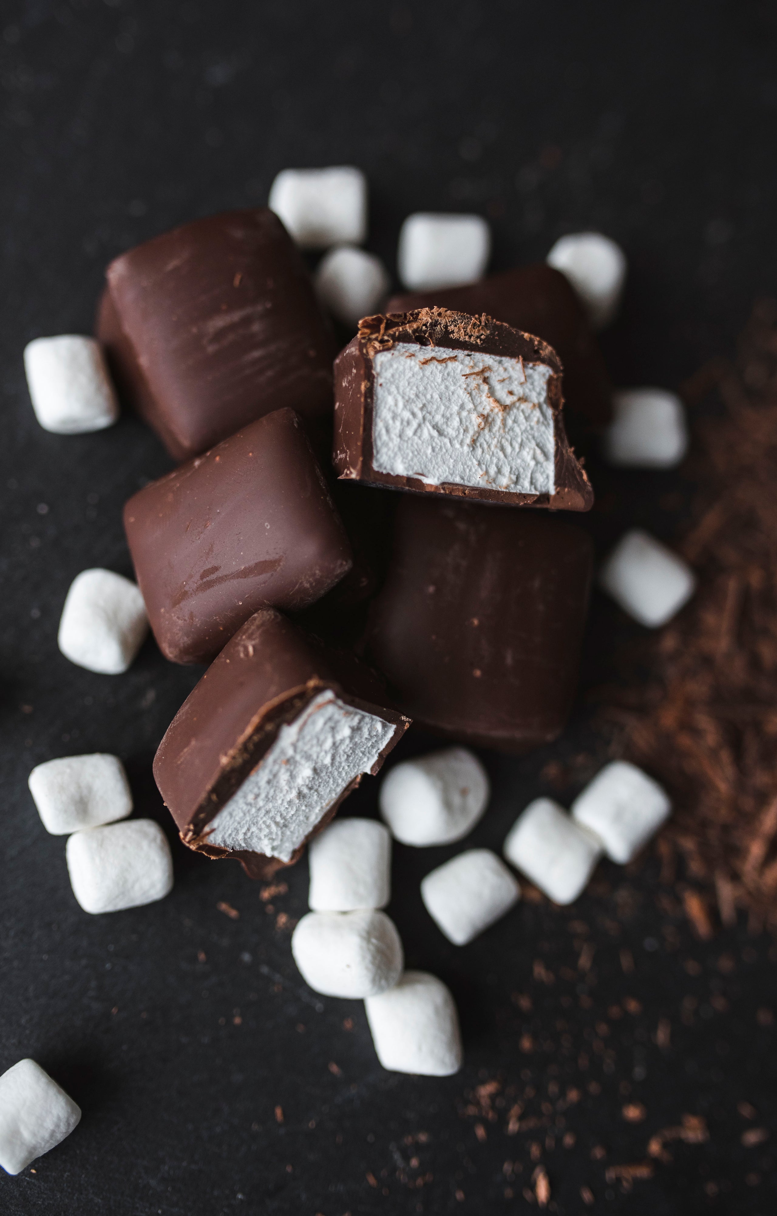 Marshmallow - Dark Chocolate | Park Edge Sweet Shoppe