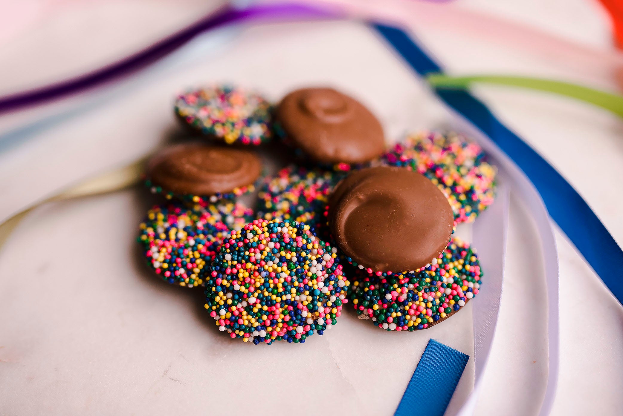 Personalized Non-Pareils Favors | Park Edge Sweet Shoppe